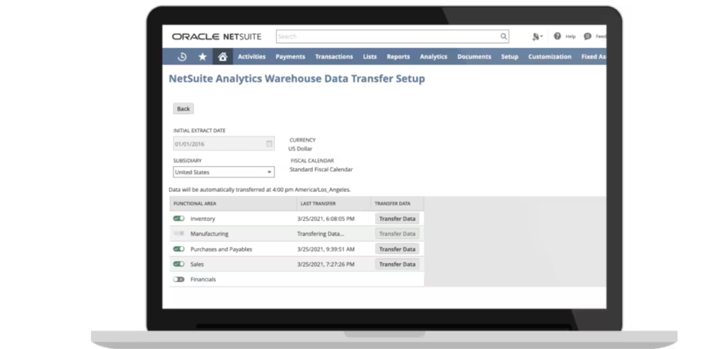 Oracle NetSuite Analytics Warehouse (NSAW): AI Data Warehouse | BTM Global